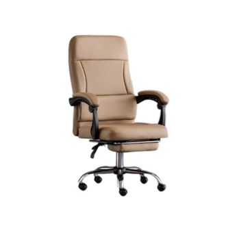 Generic Ergonomischer B&uuml;rostuhl, h&ouml;henverstellbarer Computerstuhl, mit Pedalen, kann 150 kg tragen, geeignet for das Heimb&uuml;ro(Khaki)