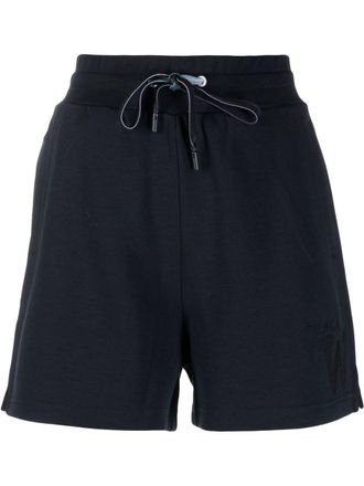 Woolrich short de sport &agrave; lien de resserrage - Bleu