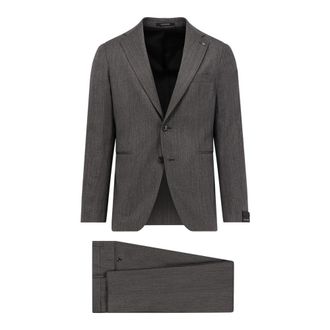 Tagliatore Einknopf-Sakko - - Suits - Herren - Grau - 3XL