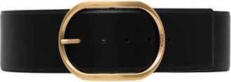Pinko Pinko, Femme, Accessoires, Noir, Taille: S Ceinture Large en Cuir