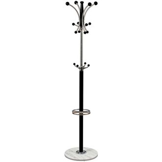 Altobuy Altobuy - colombe - Portemanteau Bois Massif Noir et Chrome