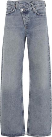 A Gold E Femme, Jeans, Bleu, Taille: W24 Jeans droits