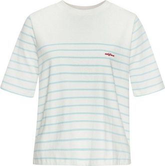 Lascana T-Shirt mit Streifen, Kurzarmshirt aus Baumwolle, schlanke Optik, Basic