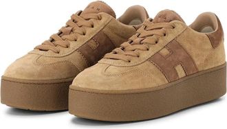 Hogan Low-Top Sneaker - Sneaker aus Veloursleder - Gr. 38 (EU) - in Braun - für Damen