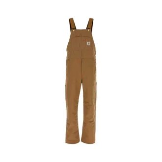 Carhartt Work in Progress Homme, Combinaisons et Ensembles, Brun, Taille: W29 Salopette en denim