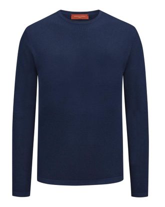 Daniele Fiesoli Leichter Pullover aus Baumwolle mit Reiskornstrick in