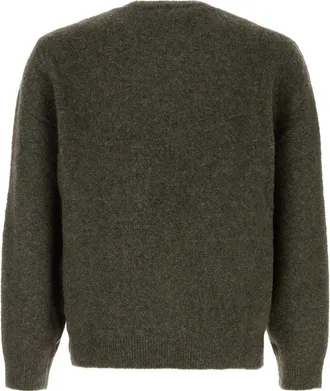 Carhartt Work in Progress Mens Graphite Acrylic Blend Curtis Sweater Brown Felpe