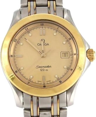 Omega Pre-owned Seamaster 120 Acier inoxydable Or jaune Quartz - Femme - Pre-owned - Multicolore - Taille: ONE Size