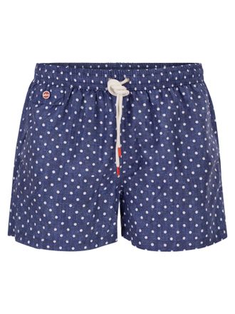 Kiton Boxer de bain court &agrave; motifs Kiton