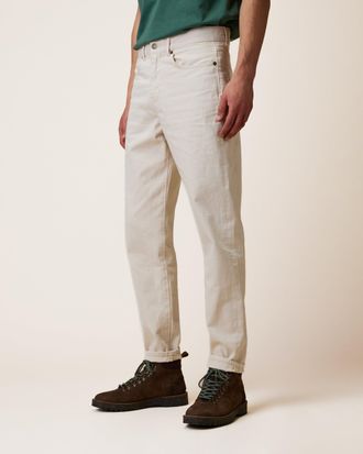 Faguo Jean tapered &eacute;cru coton recycl&eacute;