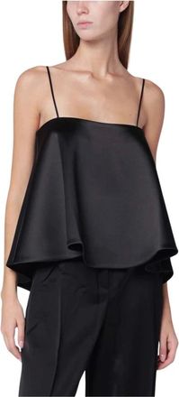 R&oacute;he Femme, Tops, Noir, Taille: 38 FR Top