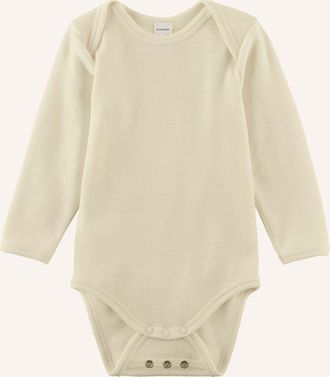 Hessnatur Hessnatur Hessnatur Langarmbody Slim Aus Bio-Merinowolle Mit Seide beige