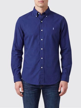 Polo Ralph Lauren Chemise slim fit en popeline de coton stretch avec col boutonn&eacute;