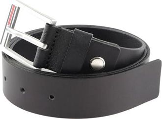 Tommy Jeans TJM Essential Leather ADJ 3.5 Ceinture, Black, 95 cm Homme