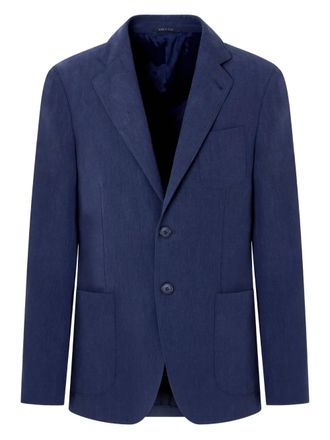 Giorgio Armani blazer en lin - Bleu