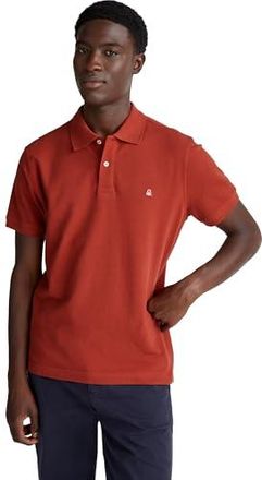 Benetton Maglia Polo M/M 3089j3179, Rouge, Medium Homme