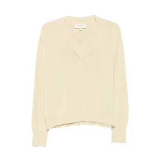 Second/Layer Vexed V-Neck - - Knitwear - Herren - Gelb - S