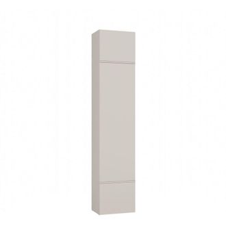 Topeshop Topeshop - Armoire dentr&eacute;e 3 portes - Garde-robe beige cachemire - Hauteur 238 cm, Largeur 50 cm, Profondeur 35 cm - Syst&egrave;me TIP-ON
