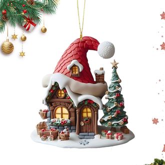 Generic Spiegel-Anh&auml;nger, Weihnachts-Spiegel-Dekoration, niedlich, f&uuml;r Rucksack, Roller, Limousine, SUV, Fahrzeug, Armaturenbrett, B&uuml;ro, Kamin, T&uuml;r, Wohnzimme