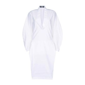 Jacquemus La Robe Colombe Dress - Femme - Robes - Blanc - Taille: 38 FR