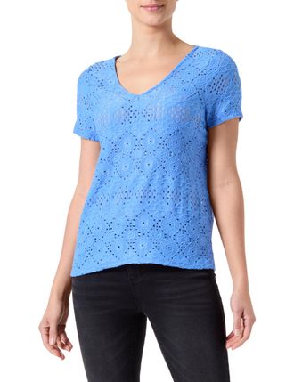 Object Objfeodora S/S V-Neck Top Noos