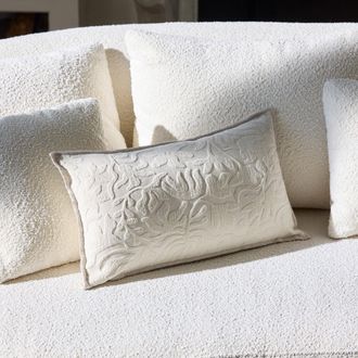 Madura Housse De Coussin Corinna Ivoire - BLANC