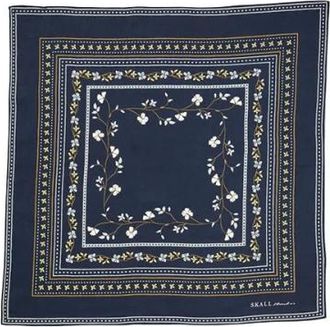 Skall Studio Femme, Accessoires, Bleu, Taille: ONE Size Floral Scarf
