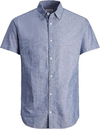 Jack & Jones Jack & Jones Jungen Hemd Jjelinen Shirt Ss Sn Jnr EU 140 12248938,Faded Denim,116