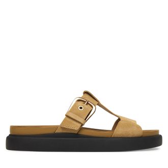 Clarks Pantoletten Clarks Aristella West 26185811 Braun