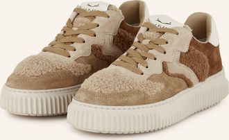 Voile Blanche Voile Blanche Sneaker Laura Mit Teddyfell braun