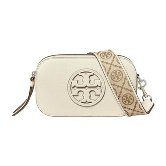 Tory Burch Femme, Sacs, Blanc, Taille: ONE Size T Monogram Crossbody Bag