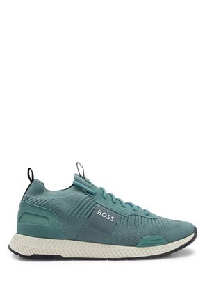 BOSS Herren Titanium_Runn_knstA Sneakers Open Green369 46