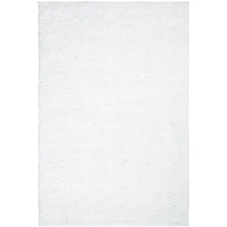City Sport Tapis &agrave; Poils Longs doux softy, Tapis de Salon, Chambre, Couloir (Blanc Neige - 200x200cm)