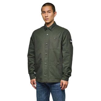 Weekend Offender Hynde Baker Hemdjacke f&uuml;r Herren, Baumwolle (Gr&uuml;n)