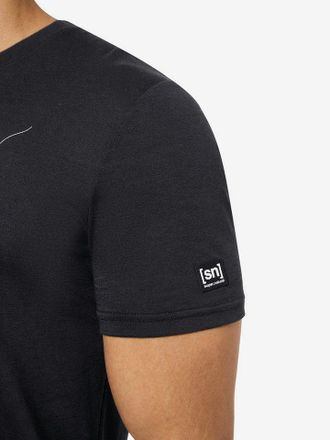 super.natural T-Shirt f&uuml;r Herren, aus Merinowolle M HIKING TEE mit coolem Outdoor Motiv