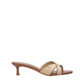 Michael Kors Femme, Chaussures, Beige, Taille: 41 EU Mule &agrave; talon entrecrois&eacute;