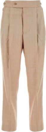 Needles Femme, Pantalons, Beige, Taille: 38 FR Pantalon Mr266 en m&eacute;lange de polyester brod&eacute;