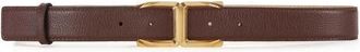Elisabetta Franchi Femme, Accessoires, Brun, Taille: S Leather Belt