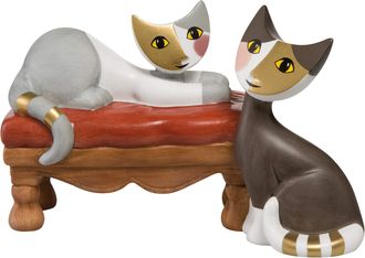 GOEBEL Posticino calmo - Dekokatzen - Dekofigur - Rosina Wachtmeister - Biskuitporzelllan 12,5 x 7,5 x 8,5 cm