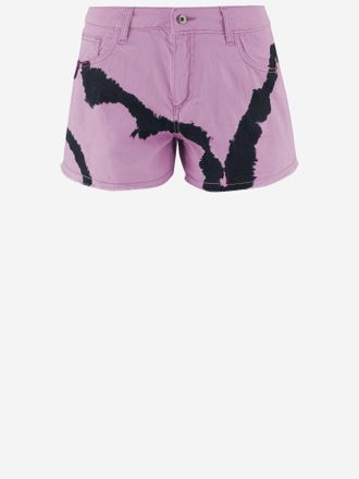 DON'T @ ME Womens Shorts Cotton Pink