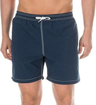 Hackett Solid Volley Slips de Bain, Bleu (591 Ink), S Homme