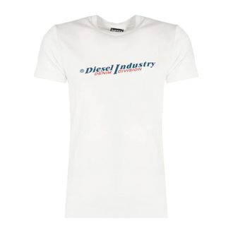 Diesel T-Shirt Rhera T-Reg - Homme - Tops - Blanc - Taille: L