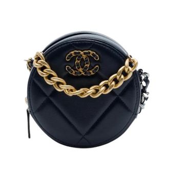 Chanel Sac bandouli&egrave;re matelass&eacute; mini doccasion - Femme - Pre-owned - Bleu - Taille: ONE Size