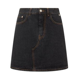 GCDS Chocker Denimrock - - Skirts - Damen - Schwarzk - W27