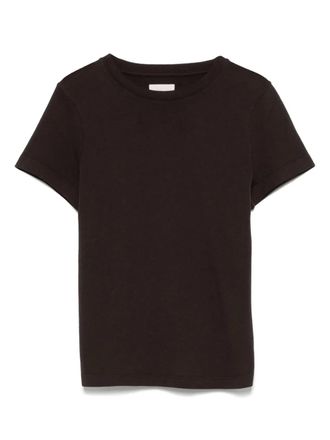 Khaite t-shirt en coton - Marron