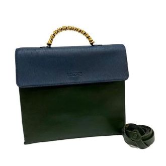 Loewe Pre-owned Cuir sacs-main - Femme - Pre-owned - Vert - Taille: ONE Size