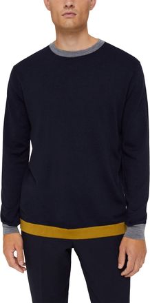 Esprit Herren 081EO2I301 Pullover, Navy, S