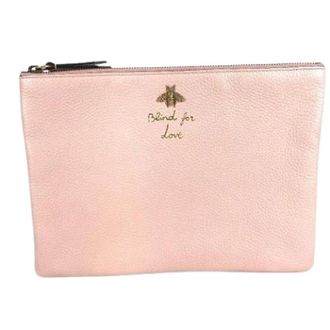 Gucci Pre-owned Vintage Clutch - Femme - Pre-owned - Rose - Taille: ONE Size