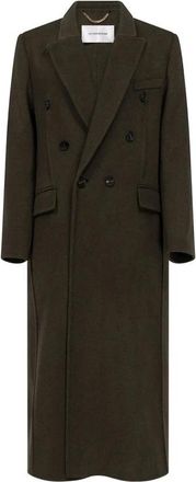 Victoria Beckham Manteau Magre - Femme - Manteaux - Vert - Taille: 32 FR