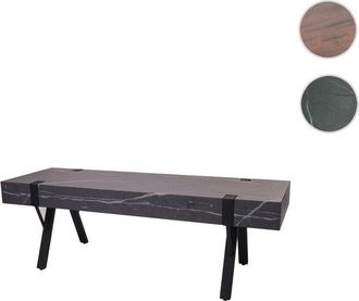 Mendler Mendler - Rack tv HWC-L54 - Table de télévision Lowboard Table de télévision - métal 42x120x40cm - chêne sauvage foncé